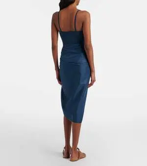 ERES Cabine Cotton Beach Cover-up - Blue