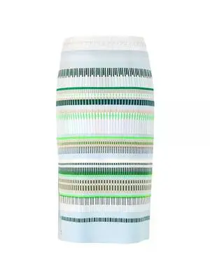 MARCCAIN Drawstring Striped Skirt