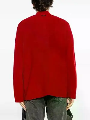 TEAM WANG DESIGN Mandarin-collar Cardigan