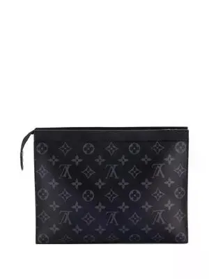 LOUIS VUITTON Monogram Eclipse Canvas Pochette Voyage Mm