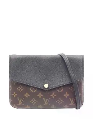 LOUIS VUITTON Monogram Twice Crossbody Bag - Brown