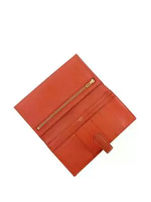 Hermès 2015 Epsom Bearn Soufflet Wallet Long Wallets