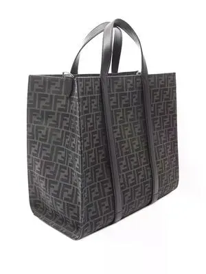 Fendi Zucca Canvas Shopper Tote