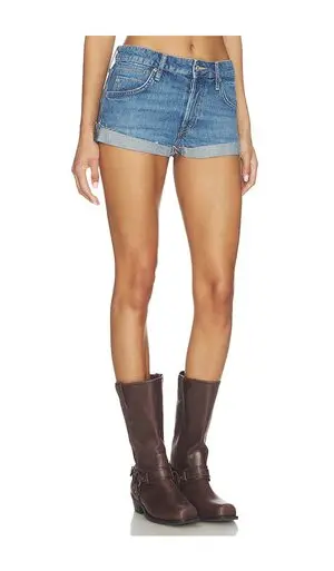 Free People X We The Free Cali Cuffed Shortie Denim Shorts