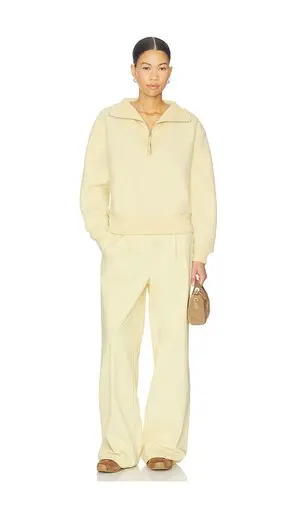 Varley Jaylin Half Zip Fleece - Lemon