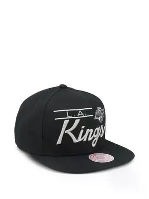 Mitchell & Ness Nhl Retro Lock Up Embroidered Baseball Cap - Black
