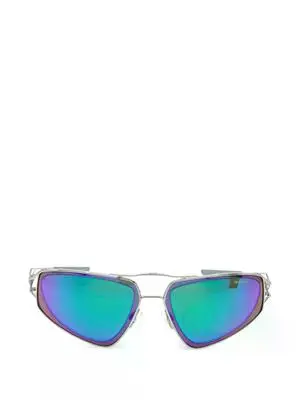 Nike Veil Geometric Sunglasses - Silver