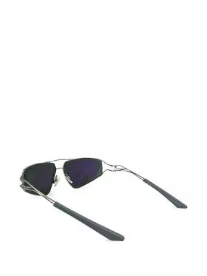 Nike Veil Geometric Sunglasses - Silver