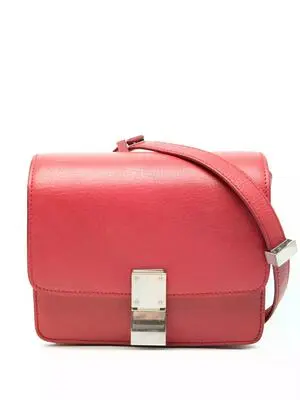 Celine Classic Box Crossbody Bag - Red