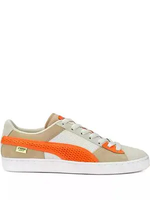 PUMA Suede-panel Lace-up Sneakers - Neutrals