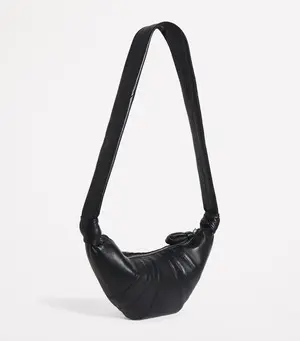 LEMAIRE Small Croissant Bag - Black