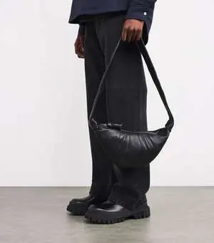 LEMAIRE Small Croissant Bag - Black