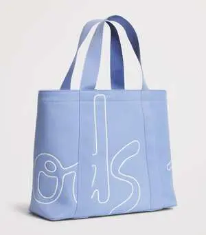 Harrods Cotton Logo Tote Bag
