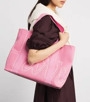 Harrods Medium Cotton Tote Bag