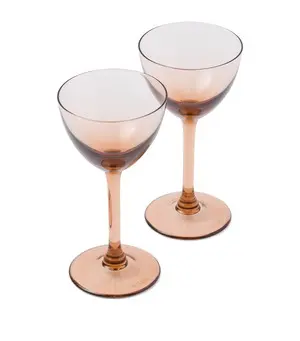 Prada Set Of 2 New York Cocktail Glasses - Neutral