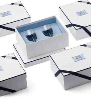 Prada Plinth White Wine Glasses
