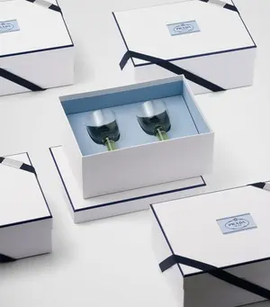 Prada Plinth White Wine Glasses