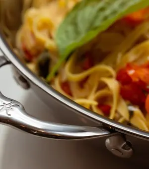 HESTAN Stainless Steel Nanobond Chef’s Pan
