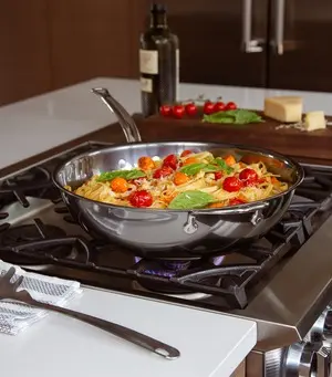 HESTAN Stainless Steel Nanobond Chef’s Pan