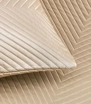 Frette Herringbone Cushion Cover - Beige