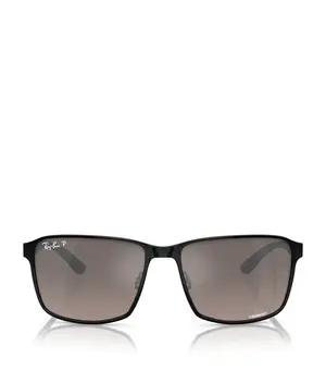 Ray-ban Metal Square Frame Sunglasses - Black