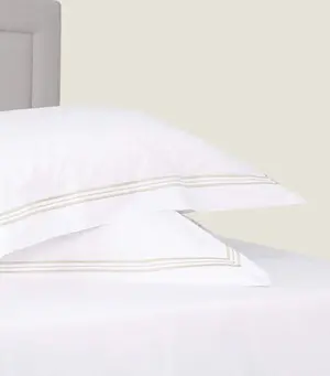 Frette Triplo Super King Flat Sheet Set - Beige
