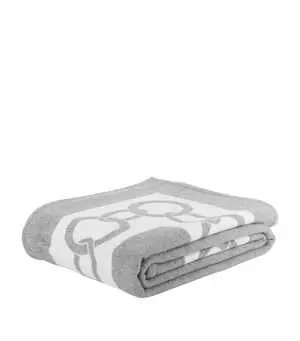 Frette Chains Blanket Grey