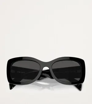 Prada Geometric Acetate Sunglasses
