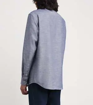 Brioni Cotton Point Collar Shirt