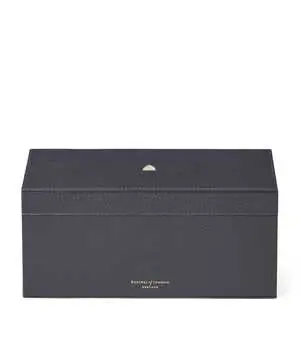 ASPINAL OF LONDON Leather-cased Tumble Tower Set