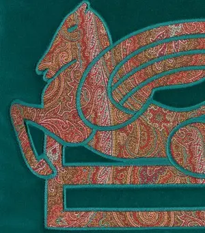 Etro Cotton Embroidered Somerset Cushion