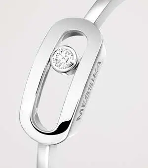 Messika Move Uno 18 Karat White Gold Diamond Ring