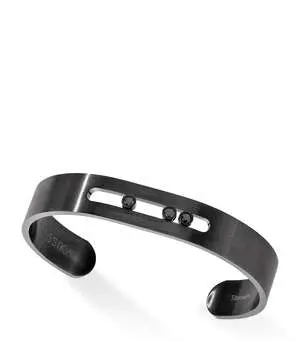 Messika Move Titanium And Diamond Bangle