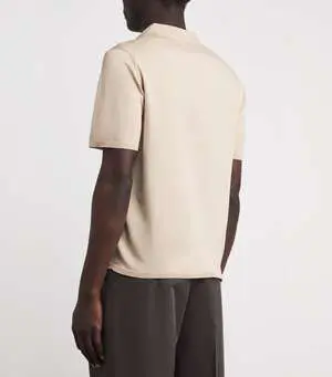 Sandro Knitted Polo Shirt - Beige
