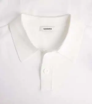 Sandro Knitted Polo Shirt