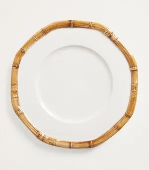 LES-OTTOMANS Ceramic Bamboo Plate