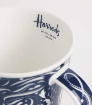 Harrods Knights Of Brompton Road Mug - Blue