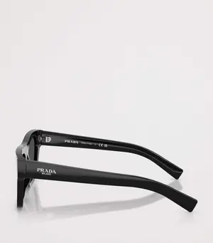 Prada Acetate Rectangular Sunglasses