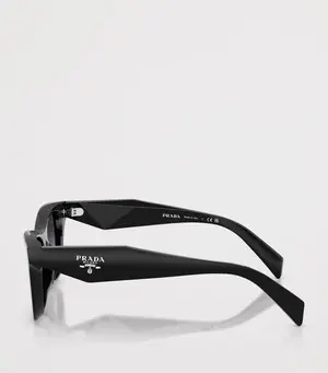Prada Acetate Square Sunglasses - Black
