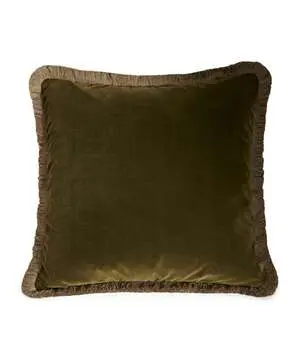 SOHO HOME Velvet Margeaux Cushion - Green