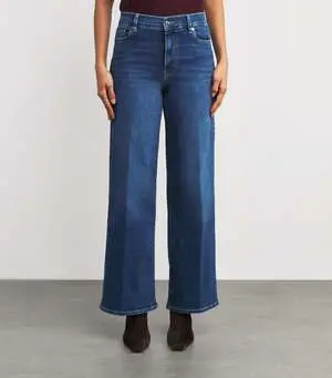 FRAME Le Slim Palazzo Wide-leg Jeans