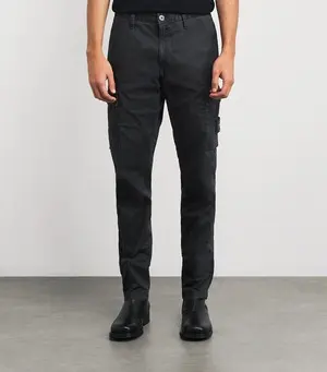 Stone Island Stretch-cotton Cargo Trousers