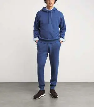 Harrods Cashmere Hoodie - Blue