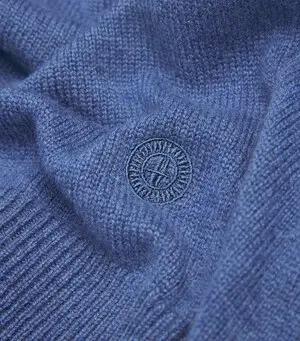 Harrods Cashmere Hoodie - Blue