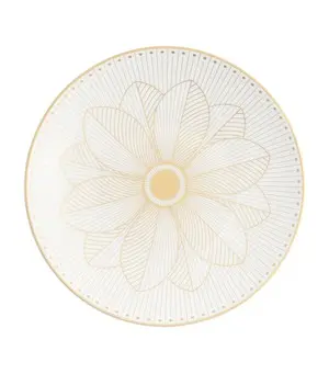 Christofle Porcelain Malmaison Platinum Impériale Bread Plate - Silver