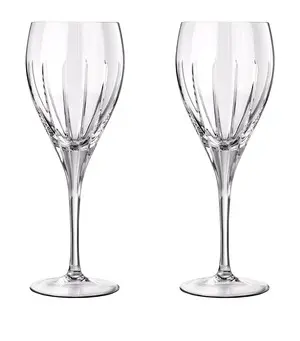 Christofle Crystal Iriana Water Glasses - Silver