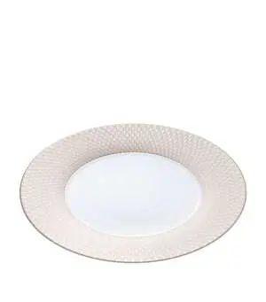 Christofle Porcelain Malmaison Platinum Impériale Underplate