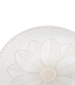 Christofle Porcelain Malmaison Platinum Impériale Bread Plate - Silver