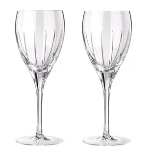 Christofle Crystal Iriana Red Wine Glasses - Silver