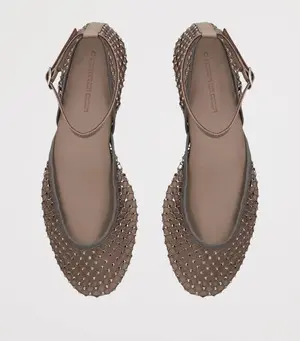 Christopher Esber Mesh Minette Ballet Flats